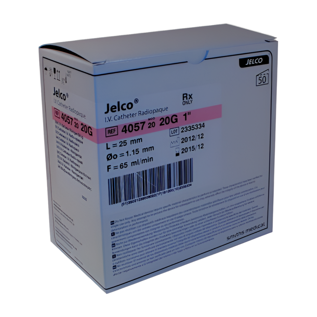 Jelco IV Catheter 20G - Radiopaque | CO Medical & Surgical