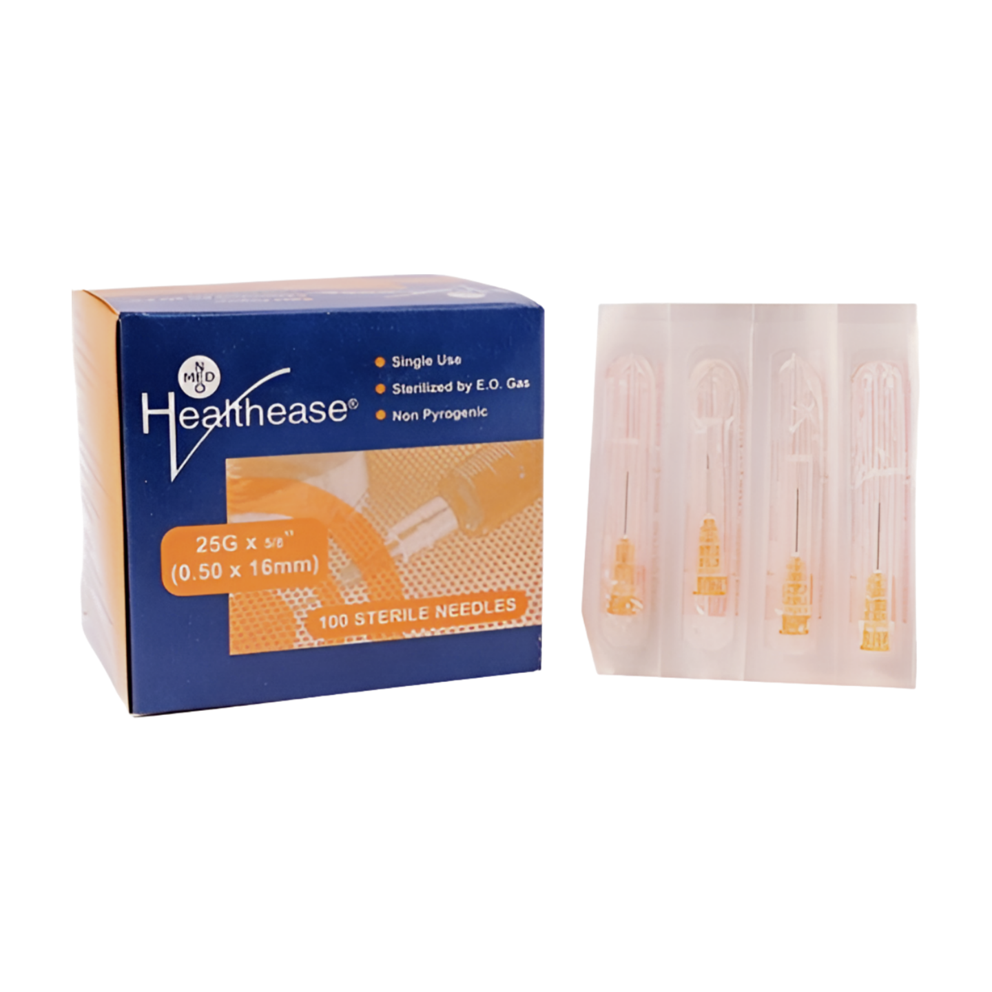 Healthease Sterile Needles - 25G